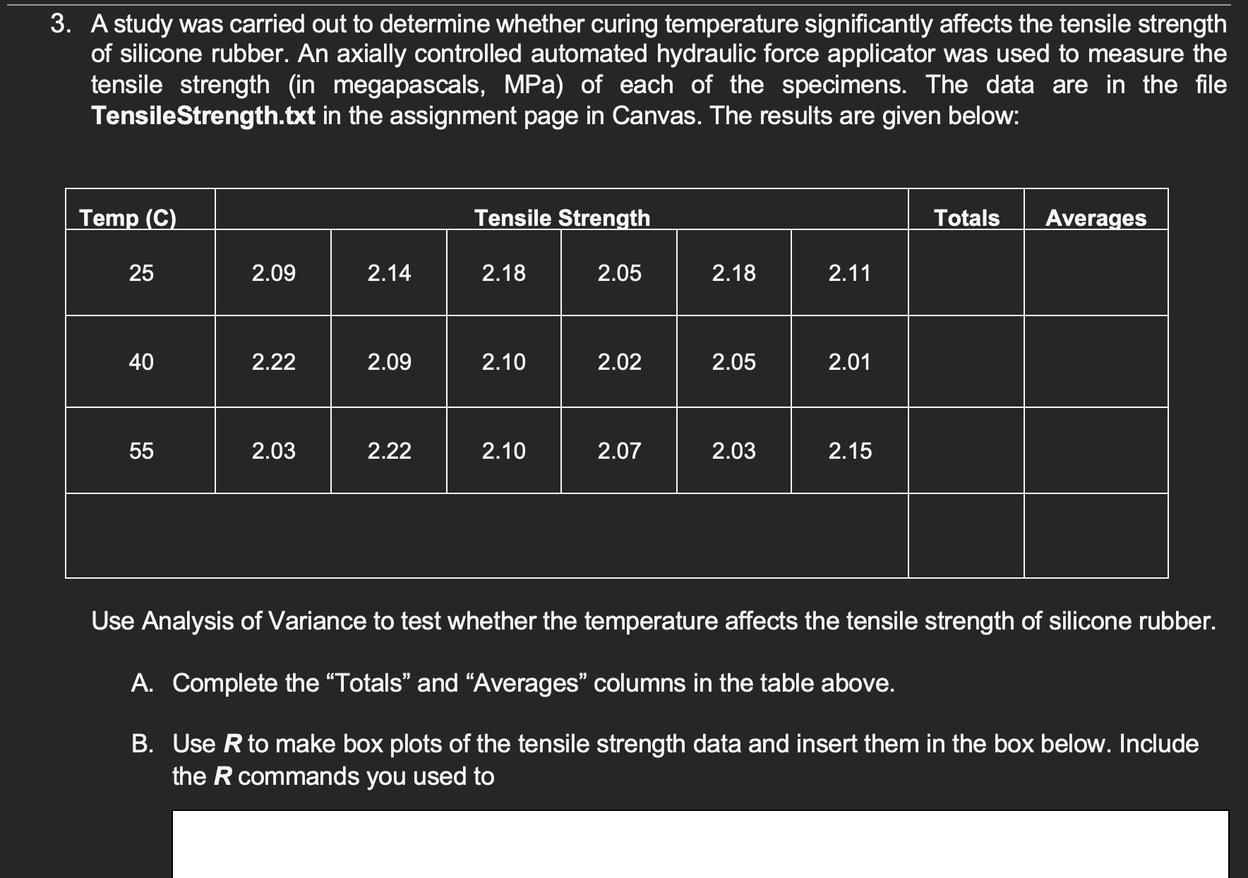 Solved NEED HELP WITH THIS ONE BIG QUESTION. NEED R CODE FOR | Chegg.com