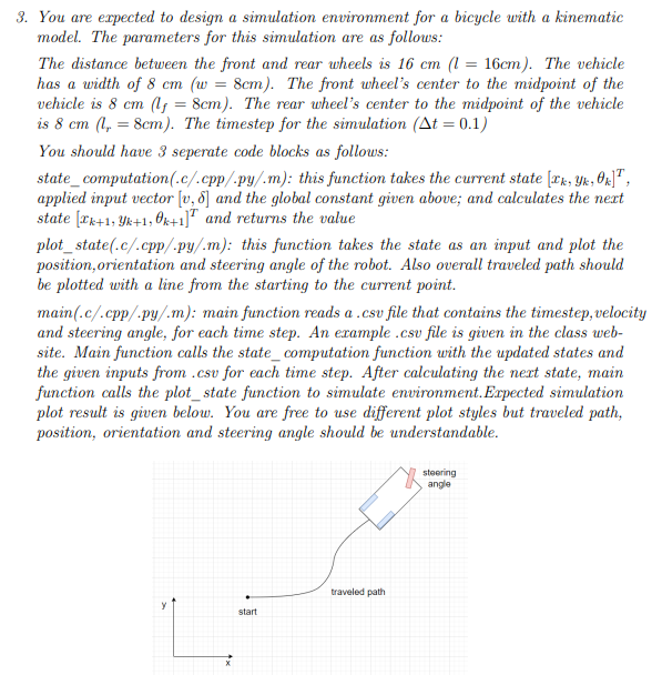 Solved 3. You are expected to design a simulation | Chegg.com