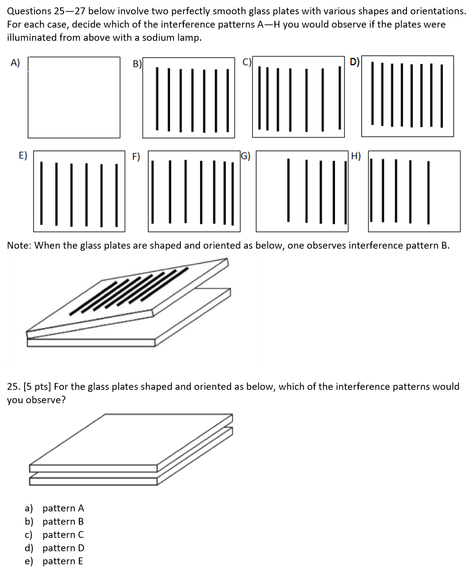 Solved Questions 25–27 below involve two perfectly smooth | Chegg.com