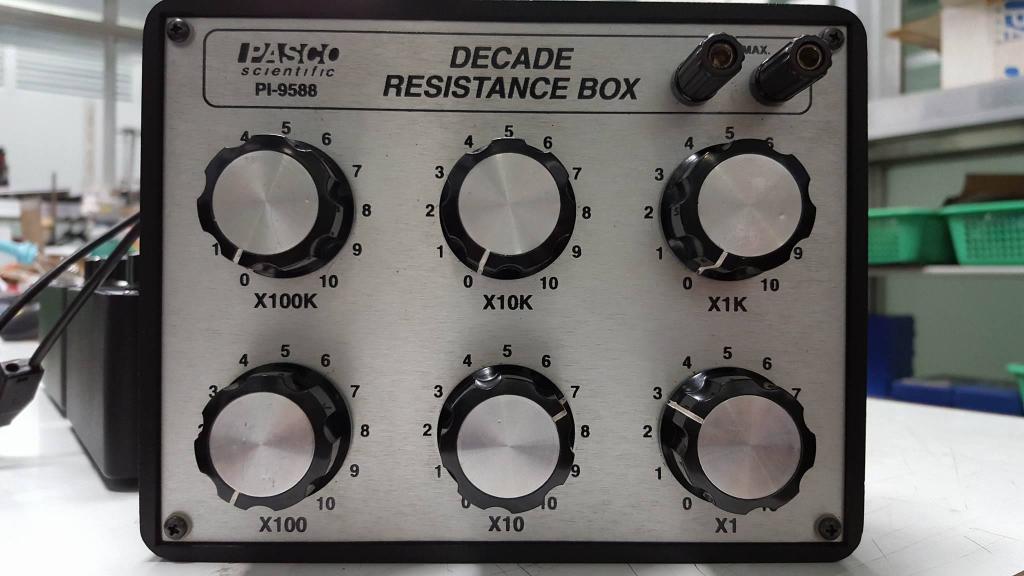 Solved What is the resistance of the box in ohms? Answer: | Chegg.com