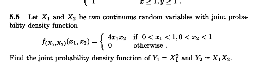 Solved 5.5 Let X1 and X2 be two continuous random variables | Chegg.com
