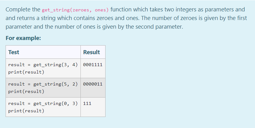 Solved In Python PleaseComplete The Get string zeroes On