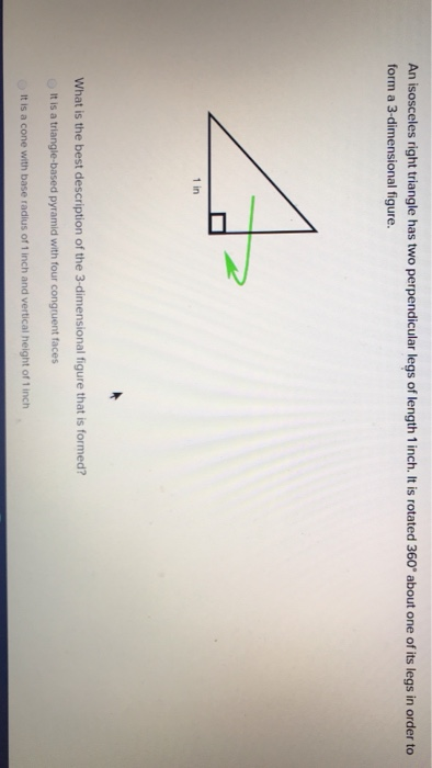 Solved An isosceles right triangle has two perpendicular | Chegg.com