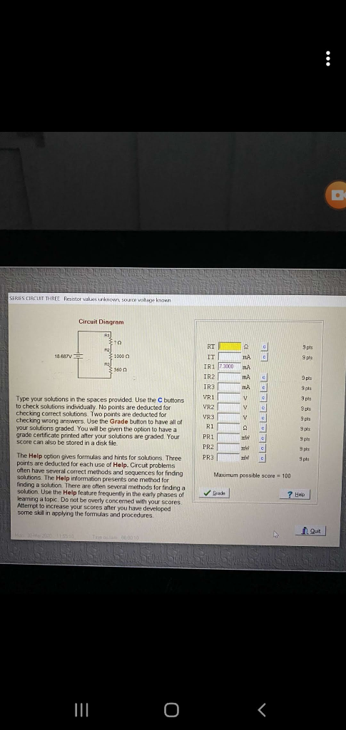 Solved SERIES CIRCUIT THREE Resistor values unknown SOUD Vol | Chegg.com