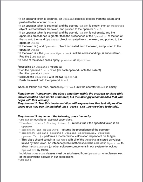 Solved Requirements You will be provided with an almost | Chegg.com