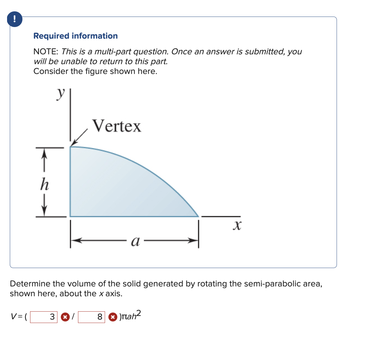 Solved Required information NOTE: This is a multi-part | Chegg.com