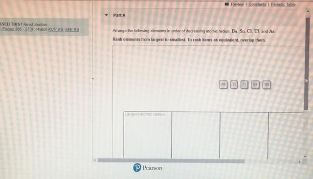 [Solved]: SSED THES? Read Section Arrange the following el