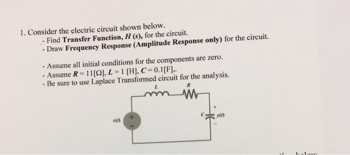Solved Consider the electric circuit shown below. Find | Chegg.com