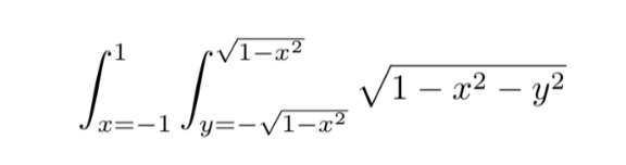Solved Describe the 3 dimensional shape which this integral | Chegg.com