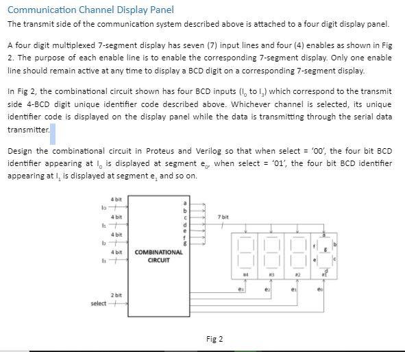 A Simple Communication System In this project, you | Chegg.com