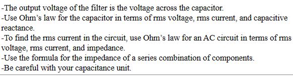 Solved (10\%) Problem 8: An RC low-pass filter is shown in | Chegg.com