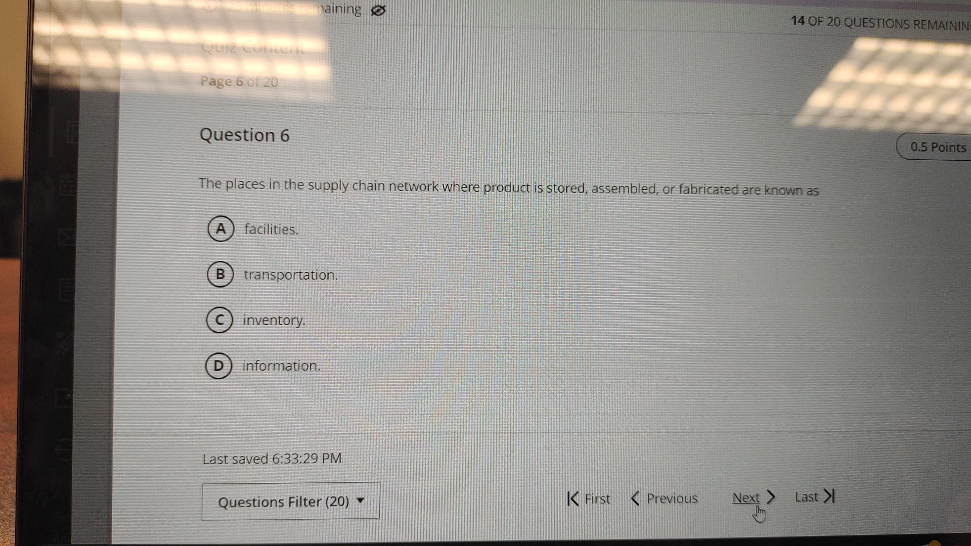 Solved The places in the supply chain network where product | Chegg.com