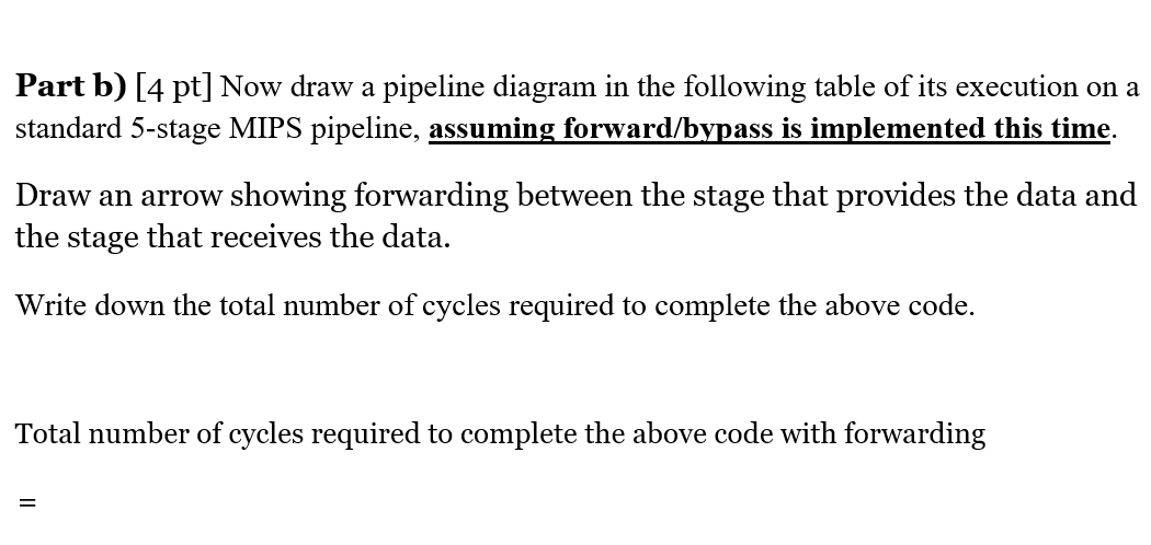 Solved sub $ 2, $3, $1 1 lw $5, 20 ($2) addi $4, $5, 2 add | Chegg.com