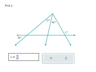Solved Find x. x= | Chegg.com