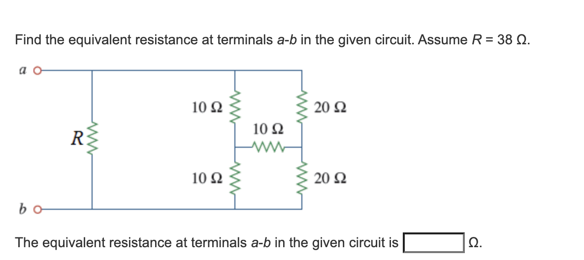 Solved Find The Equivalent Resistance At Terminals A B In 1003