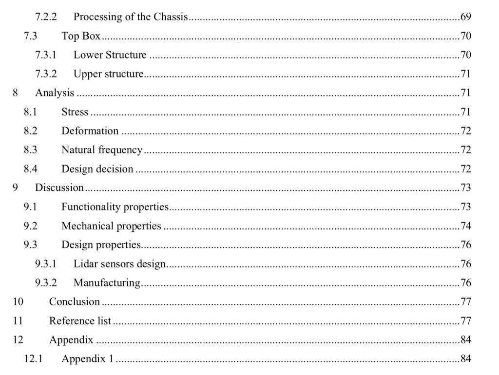 Solved Table of Contents 1 Introduction.... 6 8 9 10 2 11 | Chegg.com