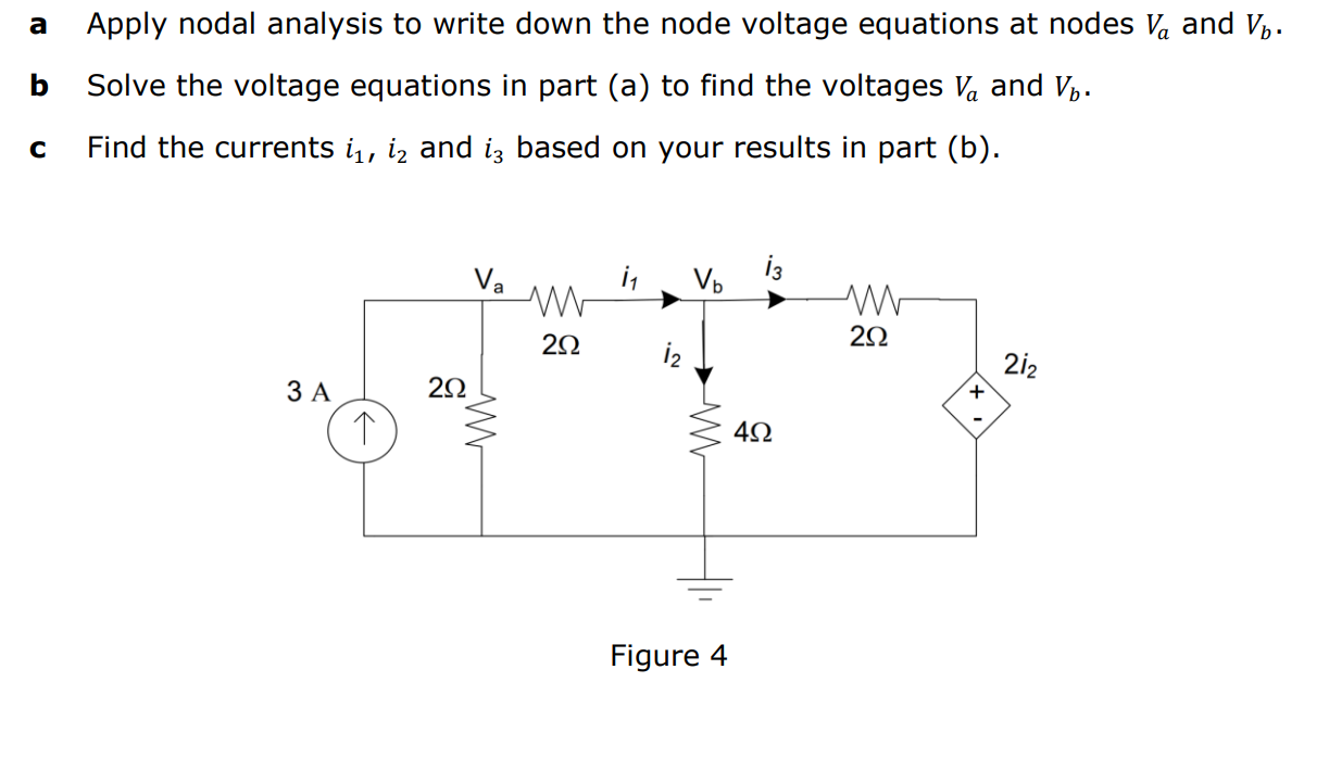 Show me the steps to solve a Apply nodal analysis to | Chegg.com