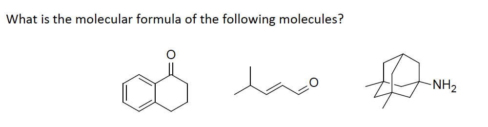 Solved What is the molecular formula of the following | Chegg.com