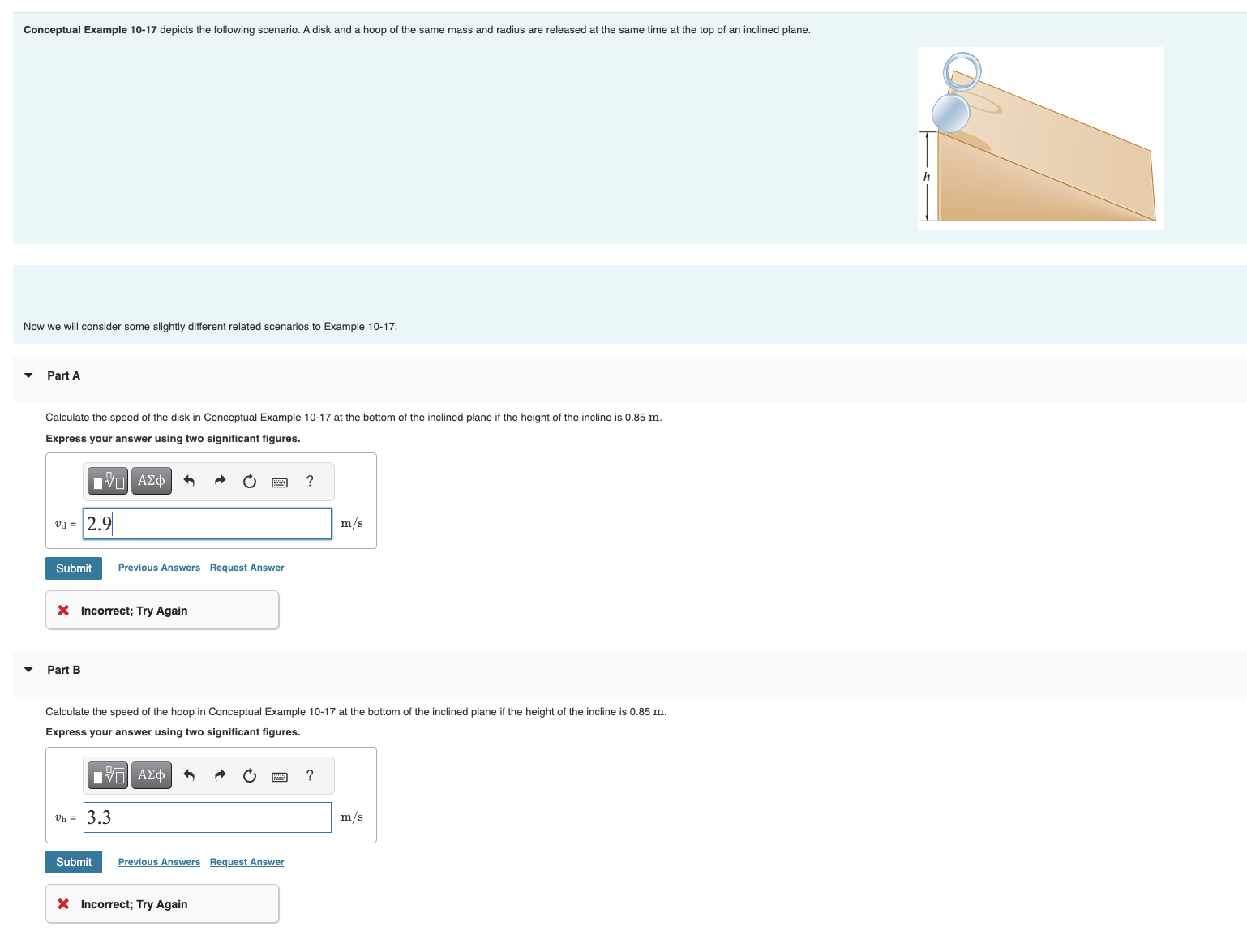 Solved Conceptual Example 10-17 ﻿depicts the following | Chegg.com