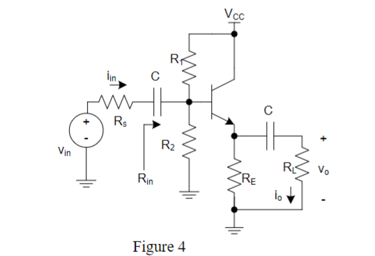 Problem #4: For the circuit in Fig. 4, assume that | Chegg.com Problem #4: For the circuit in Fig. 4, assume that | Chegg.com