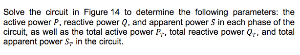 Solved Figure 14. Balanced, four-wire, wye-connected, | Chegg.com