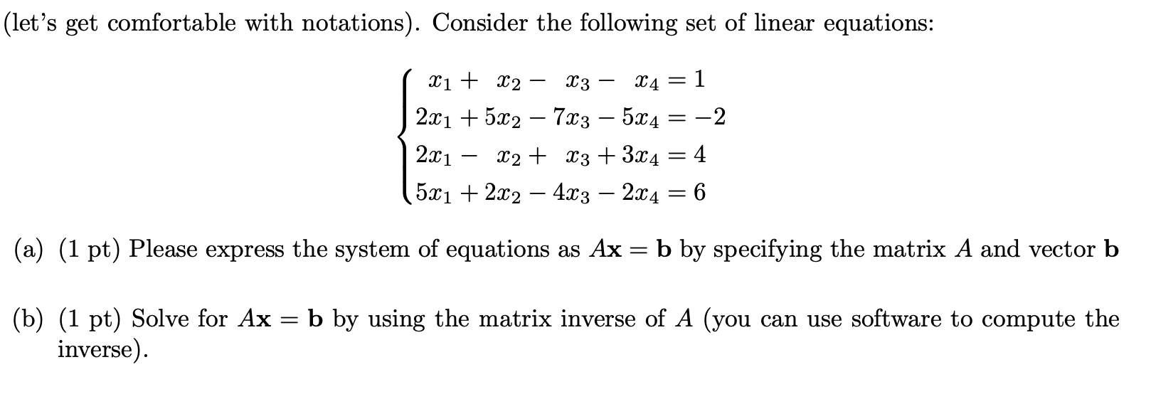 Solved (let's get comfortable with notations). Consider the | Chegg.com