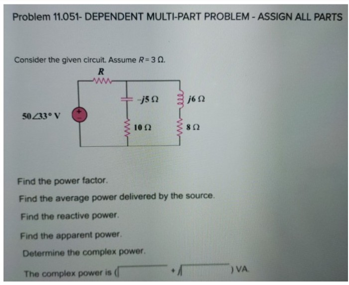 Solved Problem 11.051- DEPENDENT MULTI-PART PROBLEM - ASSIGN | Chegg.com