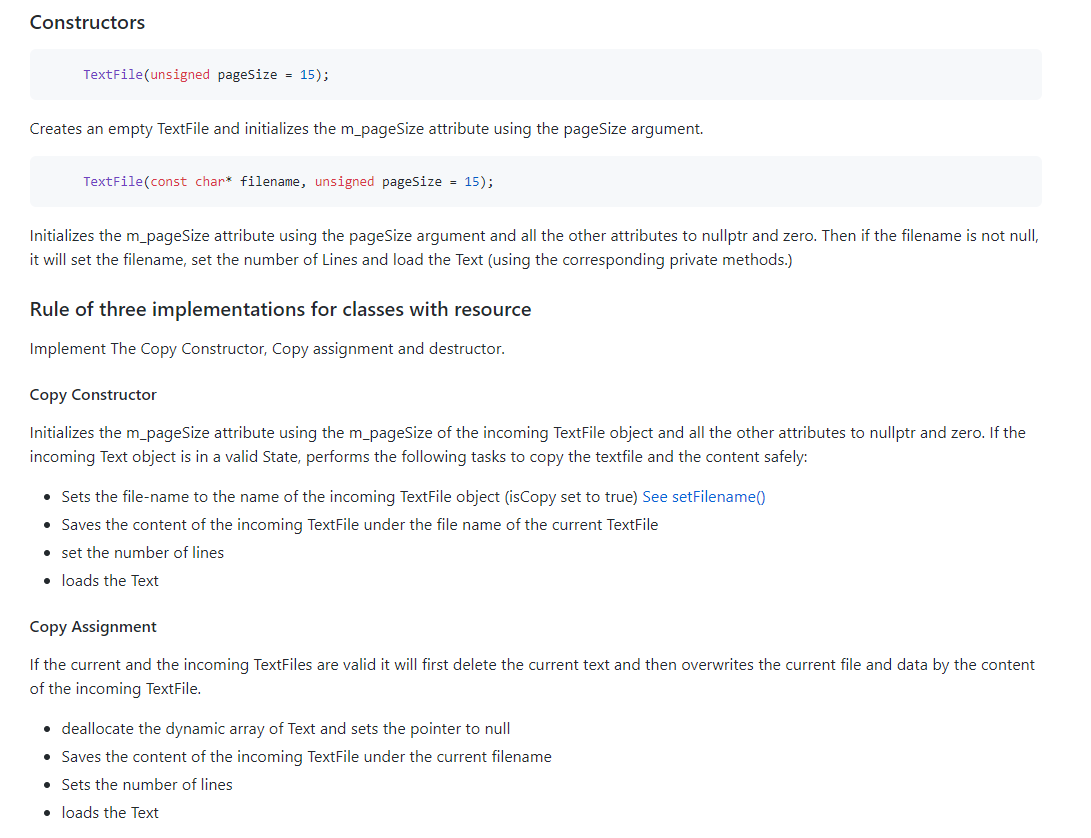 Solved LAB (50%) TextFile module Your task for this lab is | Chegg.com