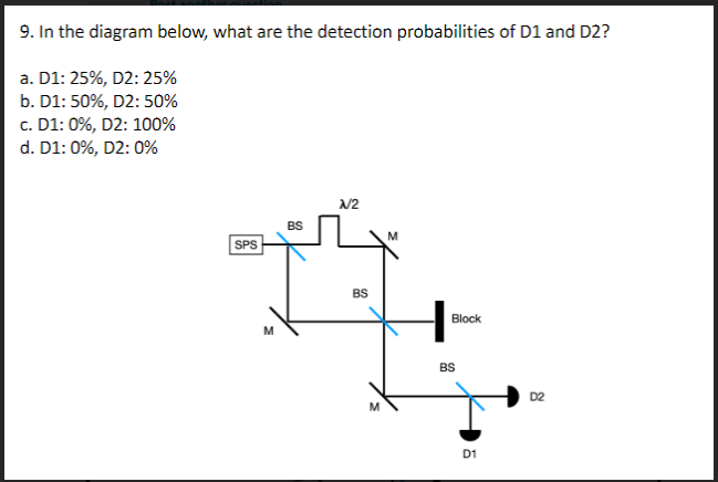 Solved 9. In the diagram below, what are the detection | Chegg.com