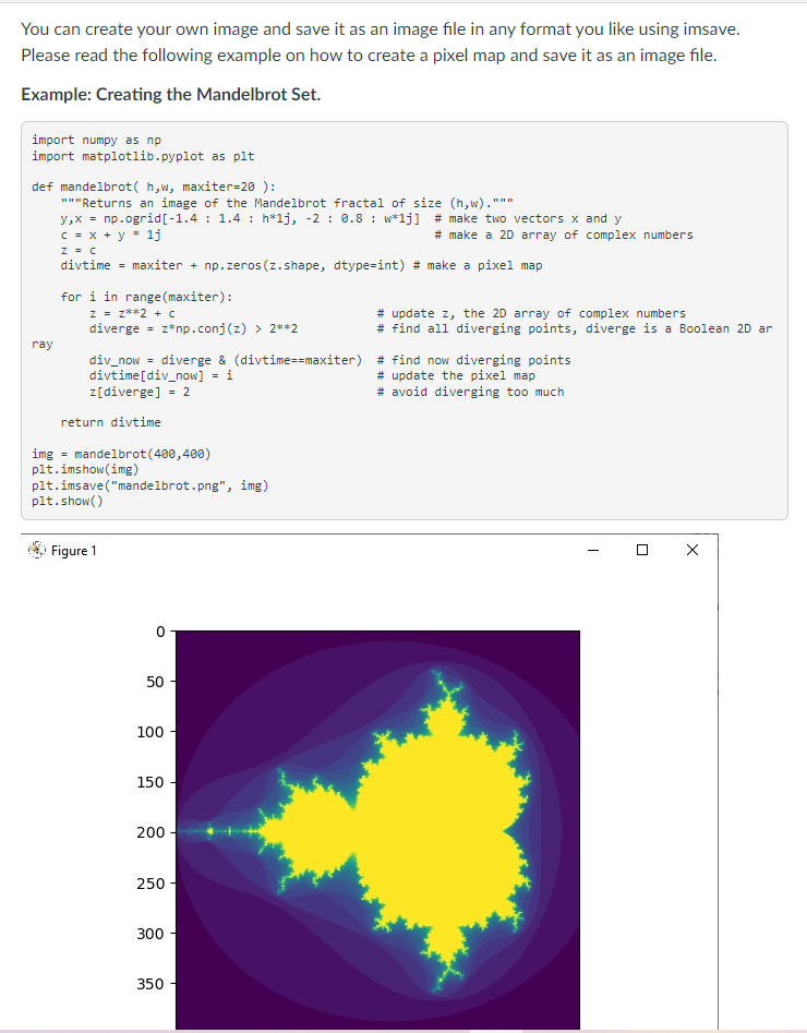 Solved You can create your own image and save it as an image | Chegg.com