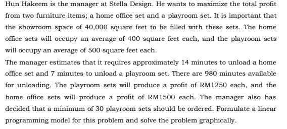 Solved Hun Hakeem is the manager at Stella Design. He wants | Chegg.com