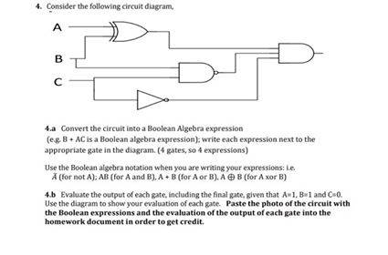 Solved 4. Consider the following circuit diagram, 4.a | Chegg.com