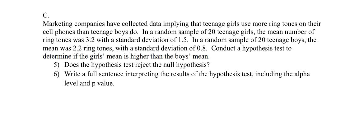 Solved Please answer Part C Questions 5 & 6 with full | Chegg.com
