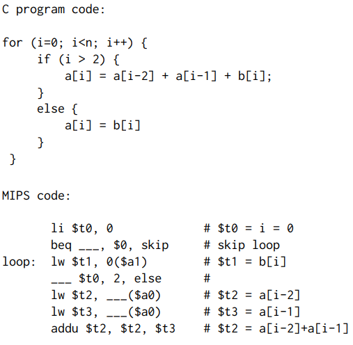 Solved MIPS NOTE: YOU CAN SAFELY IGNORE THE BRANCH DELAY | Chegg.com