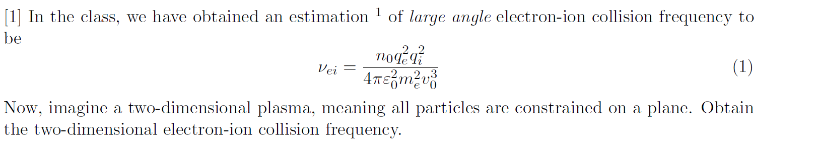 Solved [1] In the class, we have obtained an estimation 1 of | Chegg.com