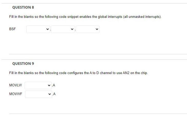 Solved Fill in the blanks so the following code snippet | Chegg.com