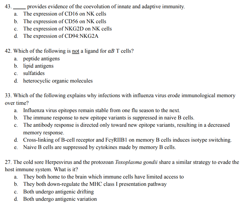 Solved ****PLEASE ANSWER ALL****provides evidence of the | Chegg.com