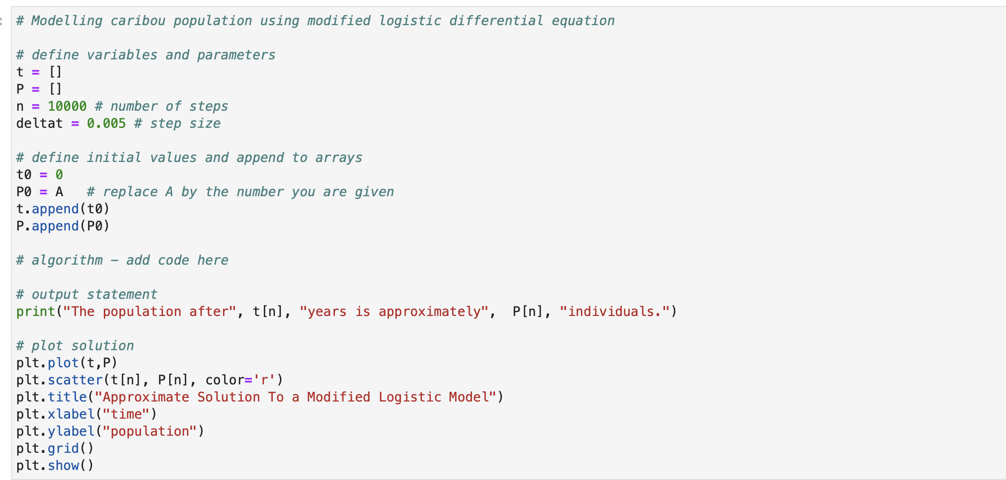 Solved blem \# 1: For this question you will use A=408. The | Chegg.com