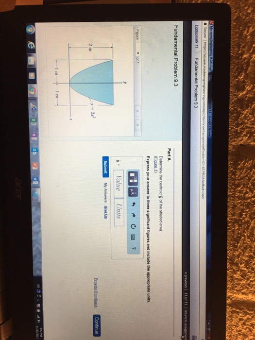 Solved Fundamental Problem 9.3 Part A Determine the centroid | Chegg.com Solved Fundamental Problem 9.3 Part A Determine the centroid | Chegg.com