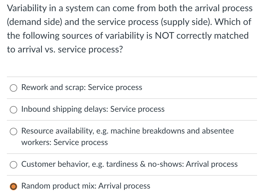 Solved In queuing systems resource pooling refers to when | Chegg.com