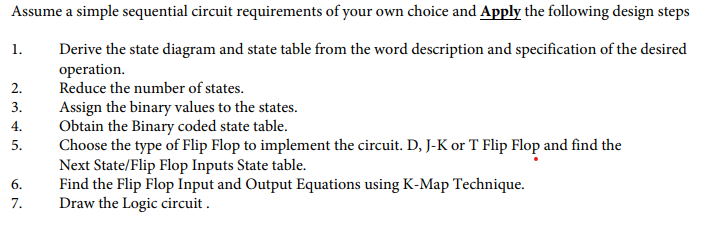 Solved Assume a simple sequential circuit requirements of | Chegg.com