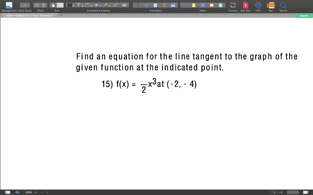 Solved т Convert Edit Text OCH OCR Tool Comment & Markup | Chegg.com