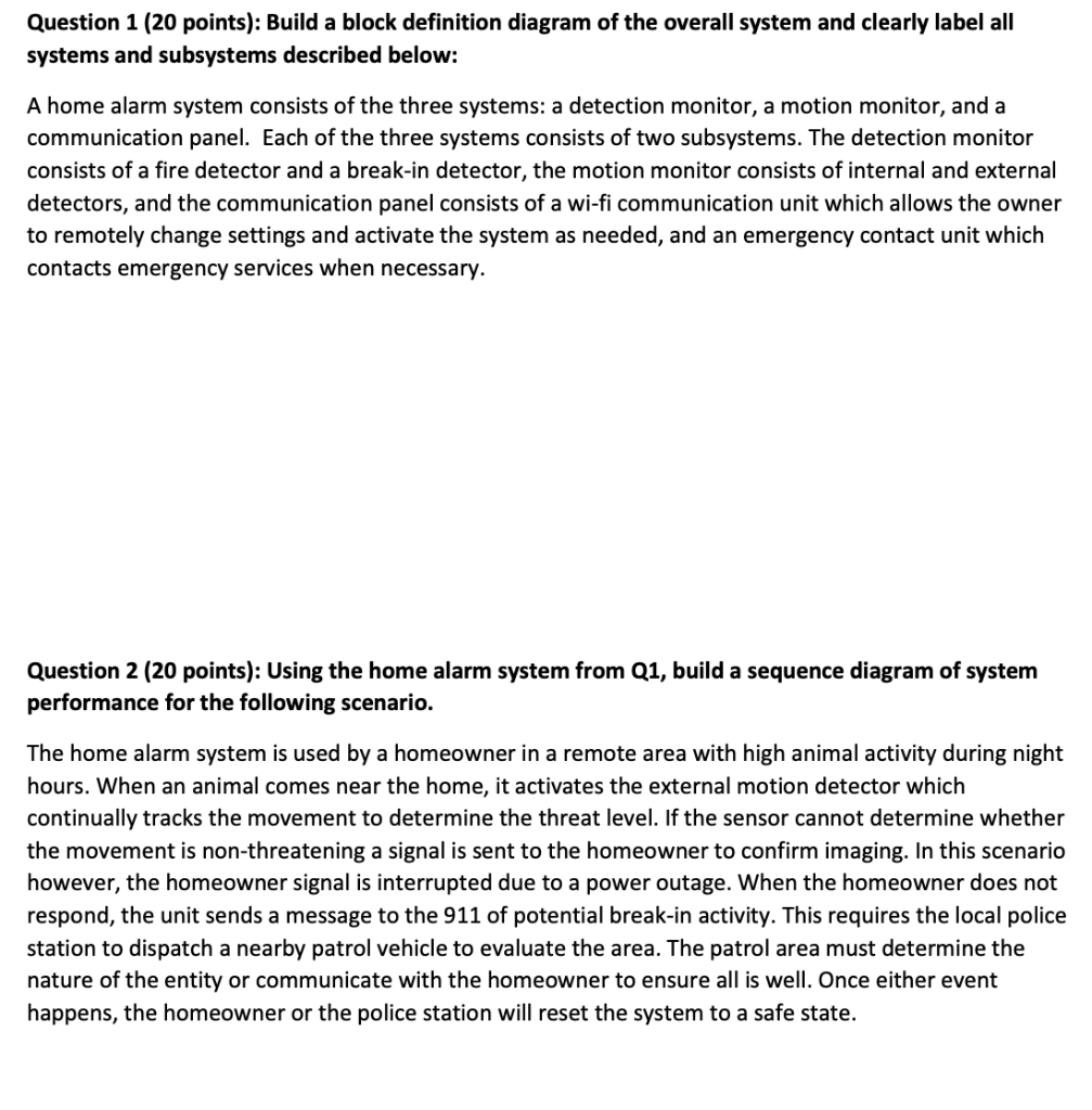 Question 1 (20 points): Build a block definition | Chegg.com