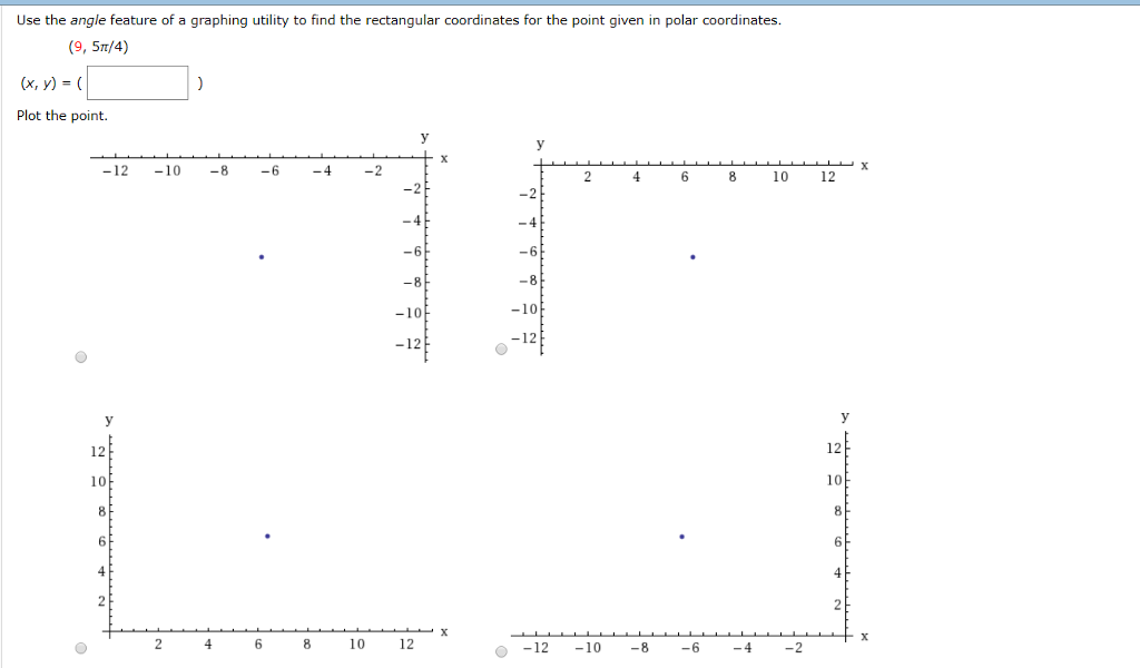 Solved Use the angle feature of a graphing utility to find | Chegg.com