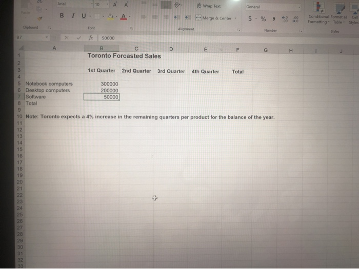 Solved 70 nse .00 0 Formatting Table - Styles Clipboard Font | Chegg.com