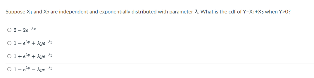Solved Suppose X1 and X2 are independent and exponentially | Chegg.com
