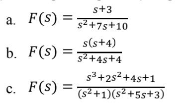 Solved In python expand the following partial fractions of | Chegg.com