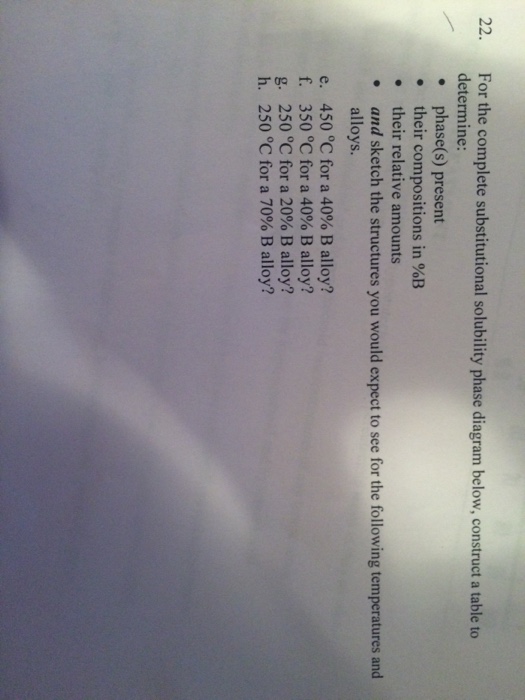 Solved For the partial solubility phase diagram below, | Chegg.com