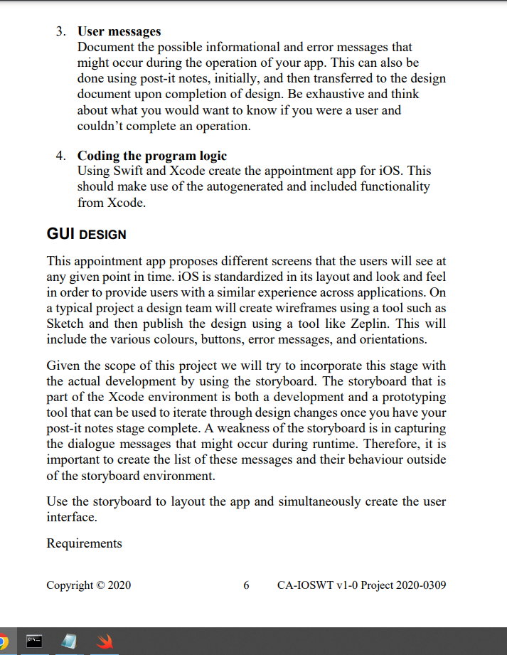Solved Swift Ios Development Project Ios Appointment