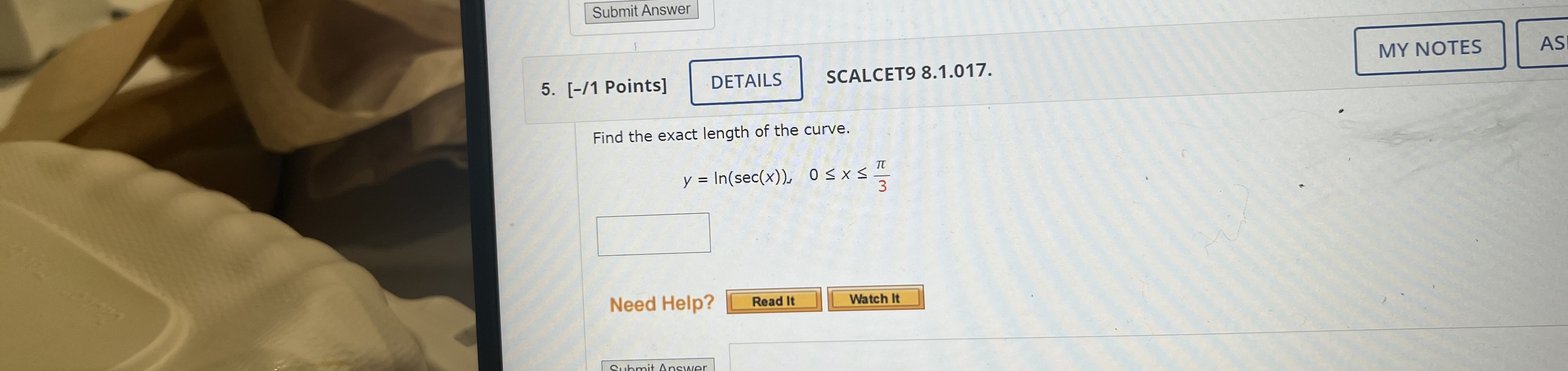 Solved SCALCET9 8.1.017. Find the exact length of the curve. | Chegg.com